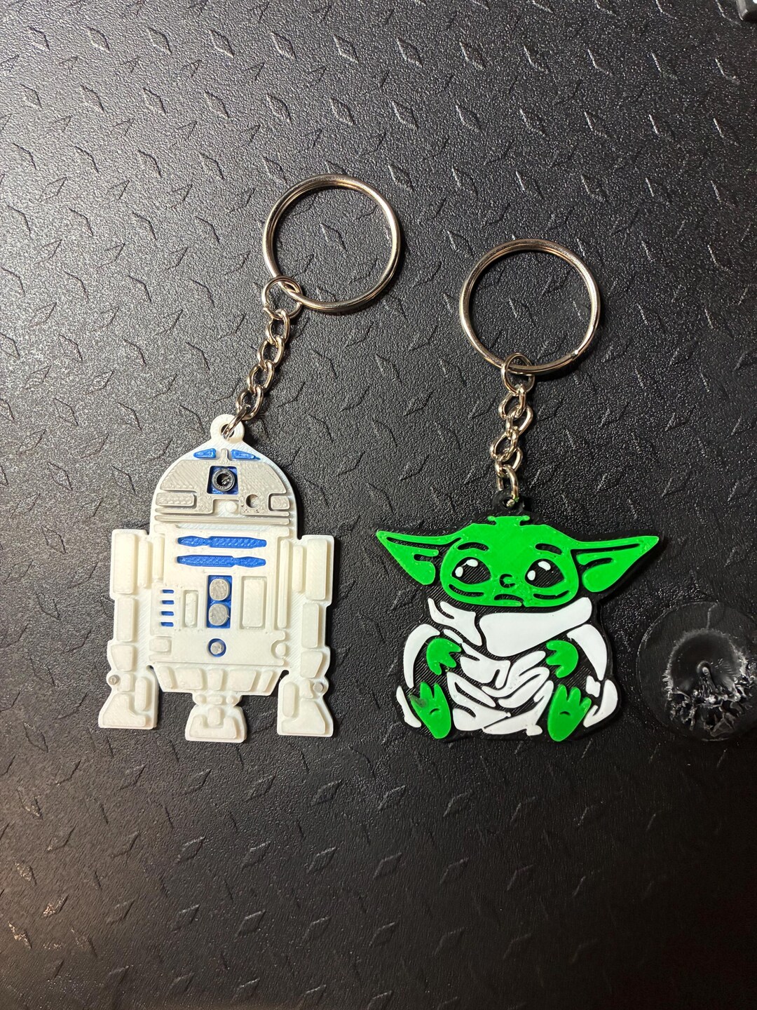 Yoda & R2D2 Star Wars Key Chain - Etsy
