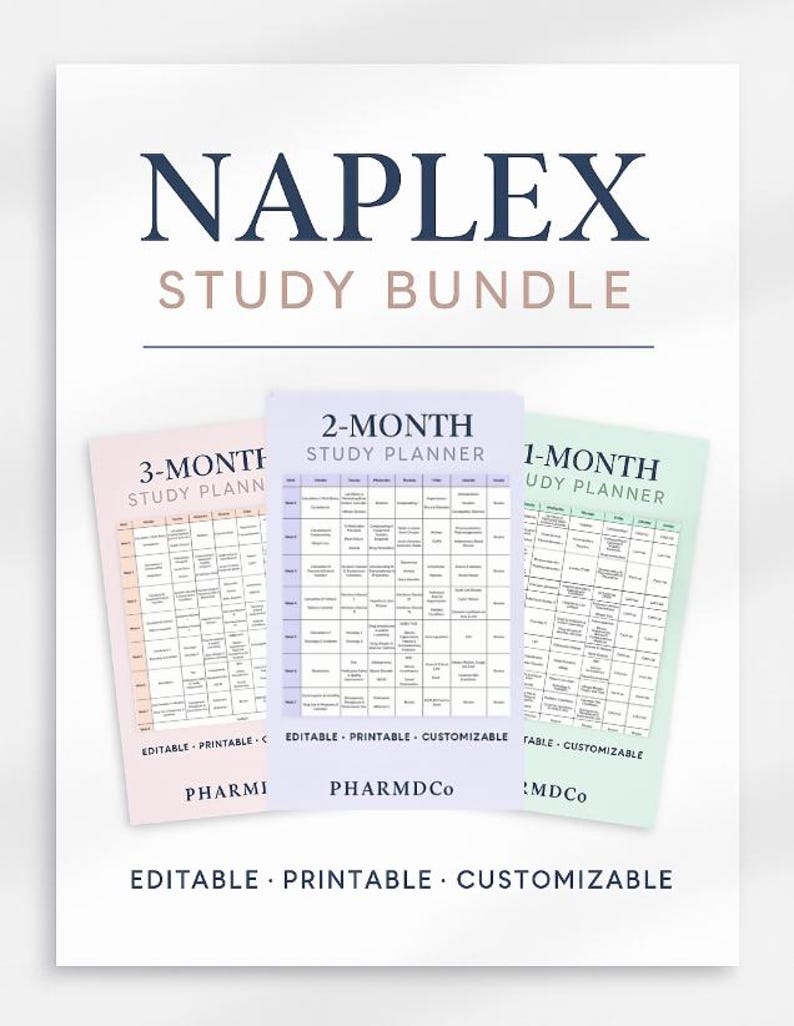 NAPLEX 2025 Uworld Study Schedule | 1, 2 & 3 Month Study Plans for ...