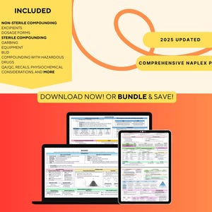 NAPLEX 2025 Biostatistics Study Guide, Digital Download, Pharmacology ...