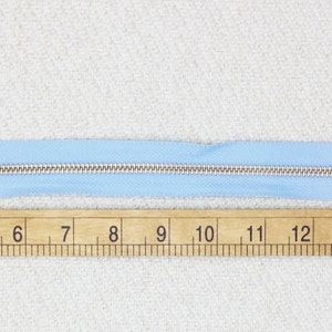 18inch - Baby Blue Metal Zipper - Gold Teeth - 5pcs - Etsy