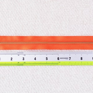 10inch - Nectar Orange Metal Zipper - Gold Teeth - 5pcs - Etsy