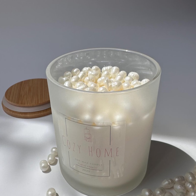 Pearl Candle - Etsy