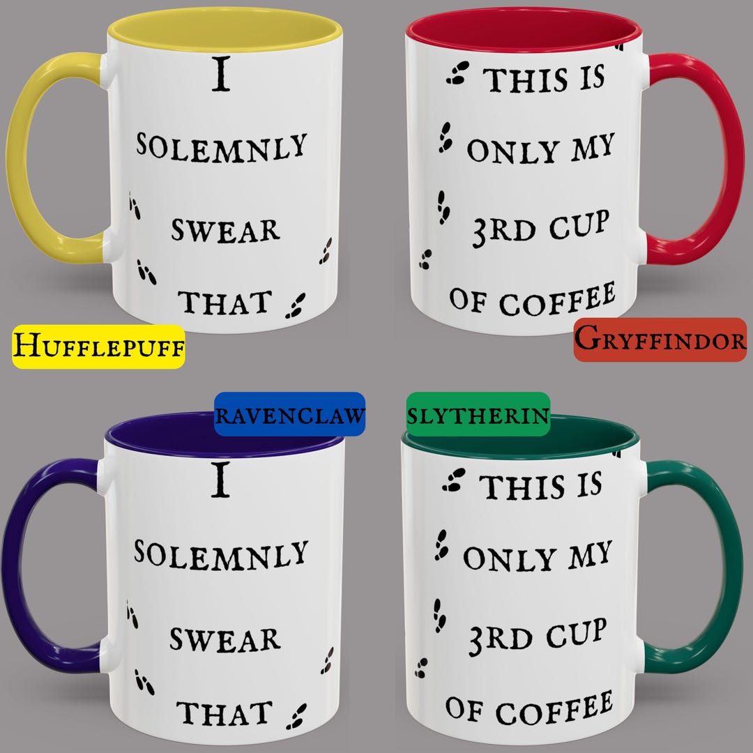 Subtle Harry Potter Mug, I Solemnly Swear Coffee Cup, Bookish Gift ...