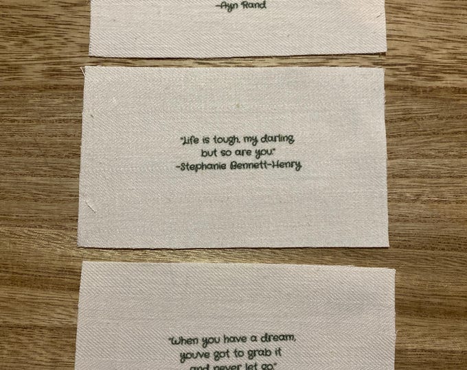 Fabric Quotes, Quotes on Fabric, Junk Journal, Quilting, Journaling ...