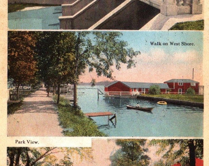 Newark, Ohio, Vintage Postcard, Buckeye Lake, Postcard, Old Postcard ...