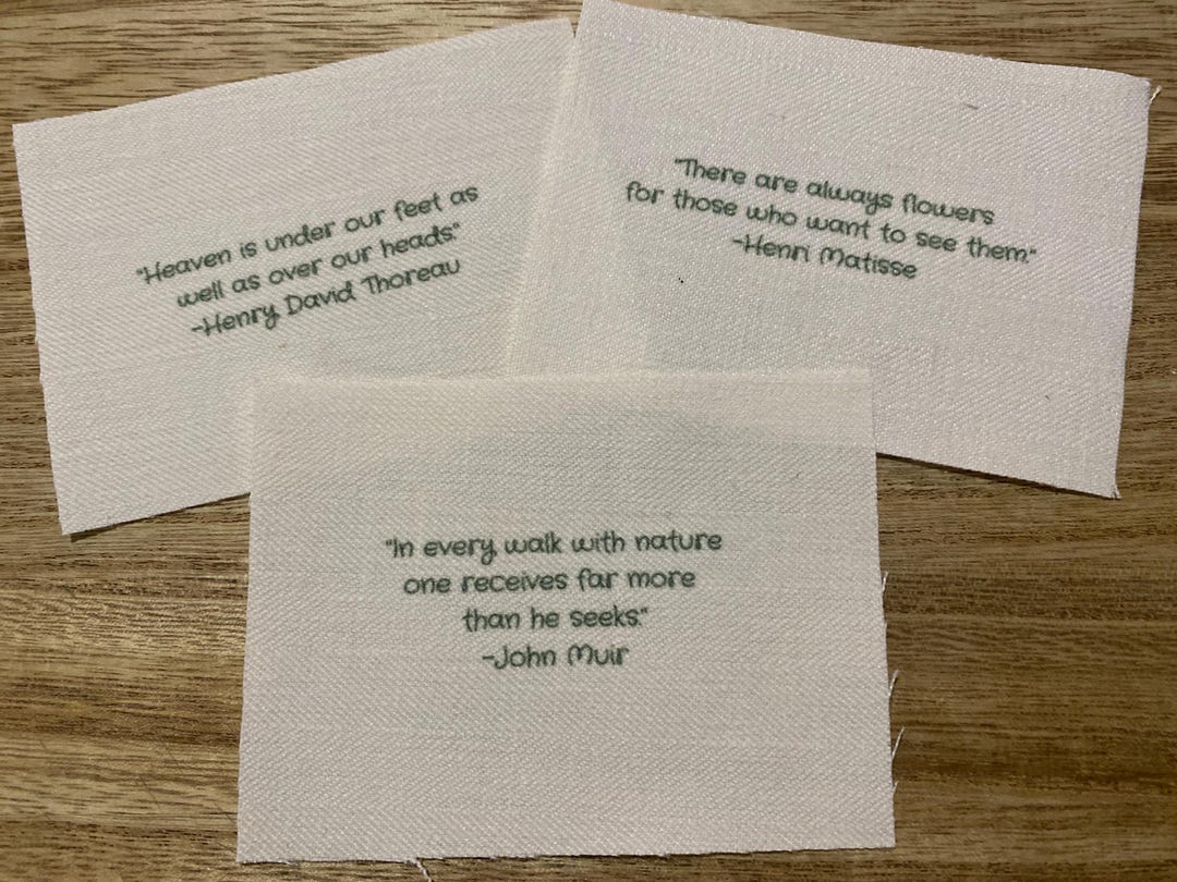 Fabric Quotes, Quotes on Fabric, Junk Journal, Quilting, Journaling ...