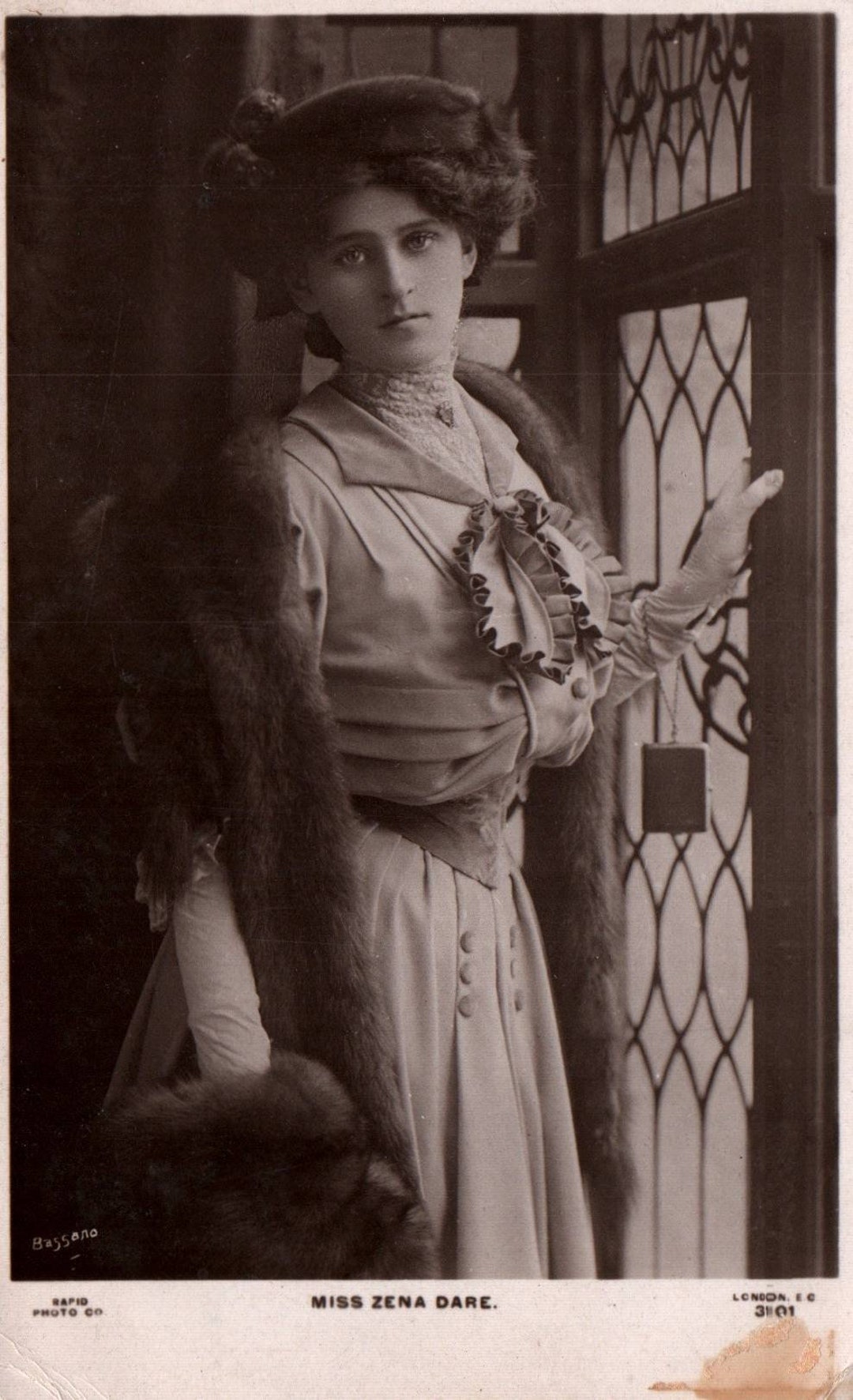 Vintage Postcard, RPPC, Found Photo, Zena Dare, Actress, Actress Photo ...