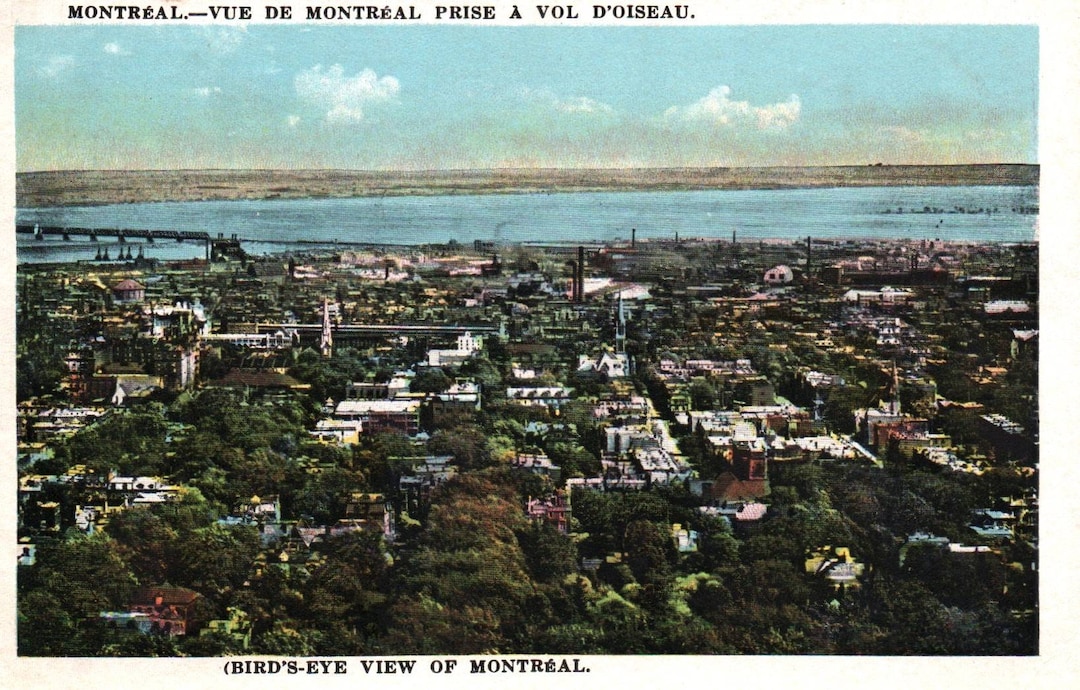 Vintage Postcard, Montreal, Canada, Postcard, Old Postcard, Antique ...