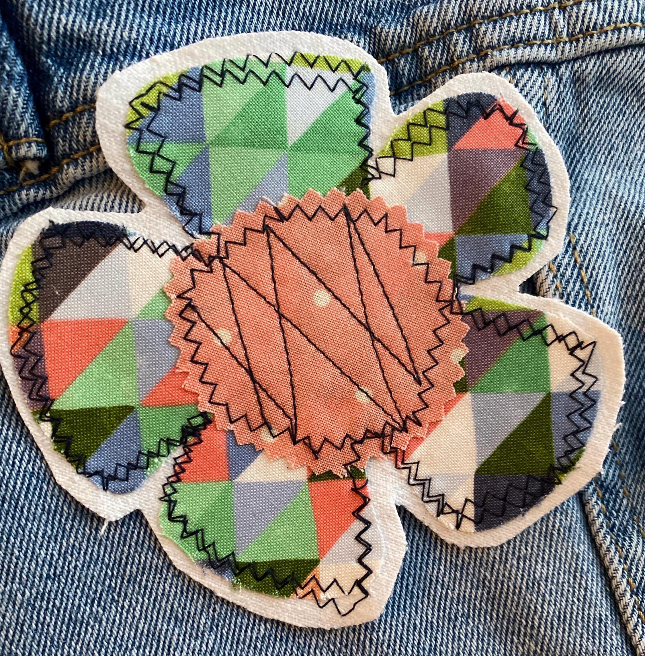 Boho Flower Patch, Shabby, Cottage Core, Patch for Jeans, Bags, Junk ...