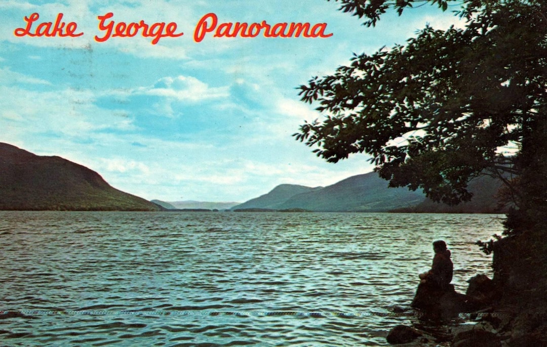 Vintage Postcard, Lake George, New York, Postcard, Old Postcard, Lake ...