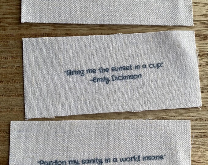 Fabric Quotes, Quotes on Fabric, Junk Journal, Quilting, Journaling ...