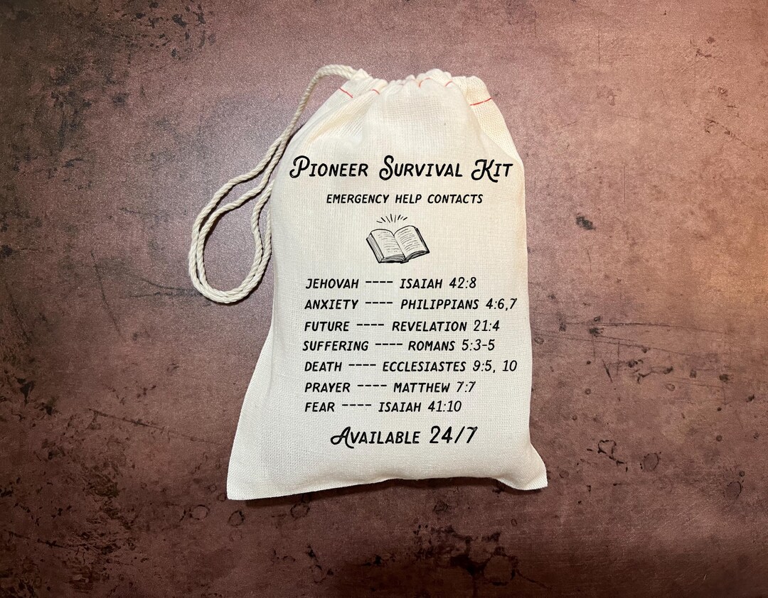 JW Gift Bags - Pioneer School - Pioneer Survival Kit - Pioneer Gifts ...