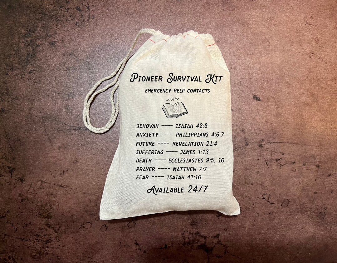 JW Gift Bags - Pioneer School - Pioneer Survival Kit - Pioneer Gifts ...