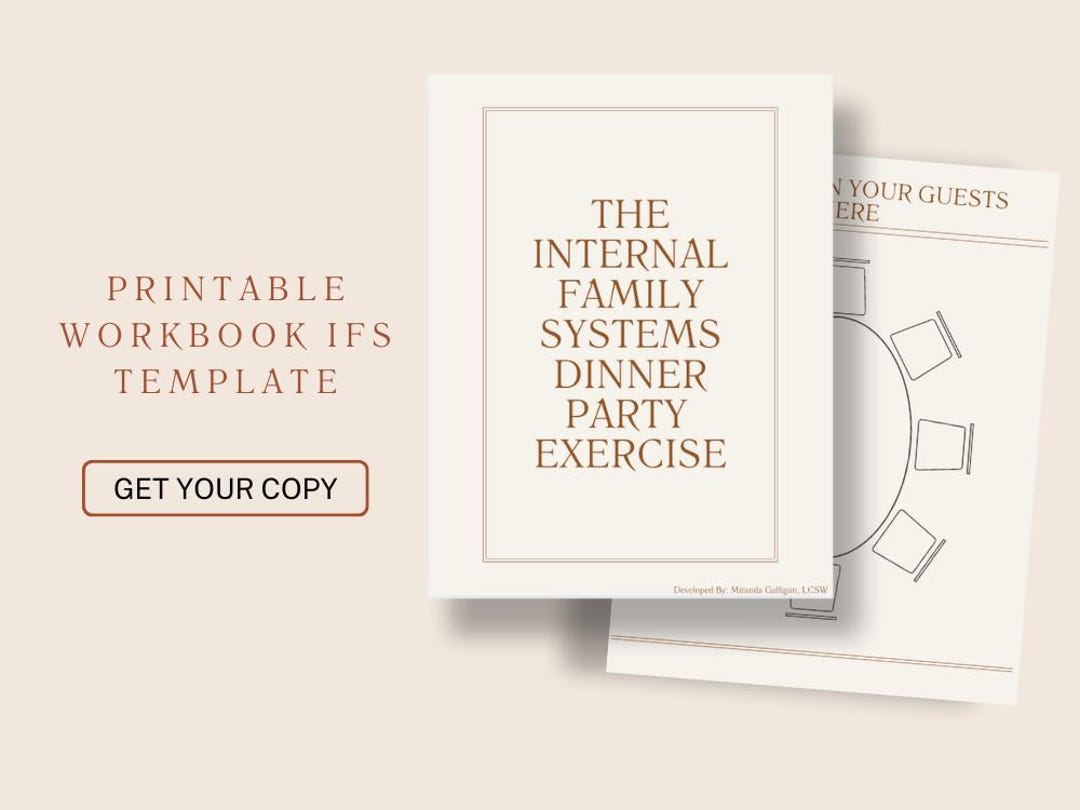 Internal Family Systems Worksheet - Etsy