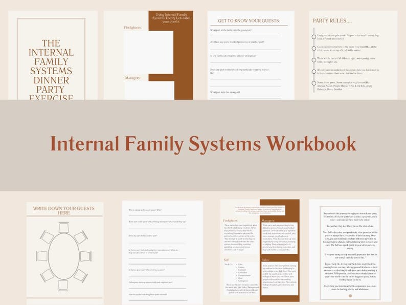 IFS Therapy Workbook: Internal Family Systems Parts Work Journal (PDF ...