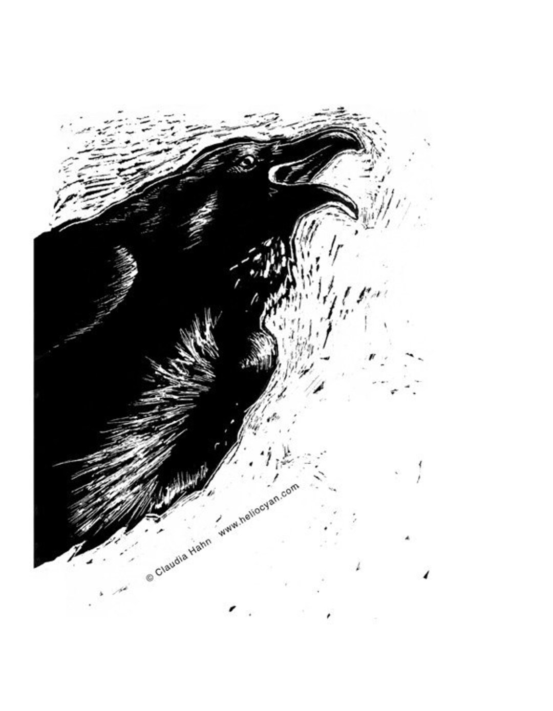 A4 PRINT 'the Raven' / Erlking - Etsy