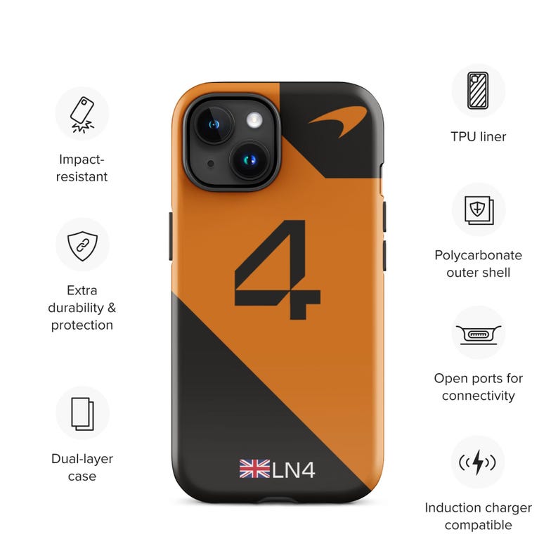Lando Norris Mclaren F1 2025 LN4 Racing Design iPhone Case - Etsy