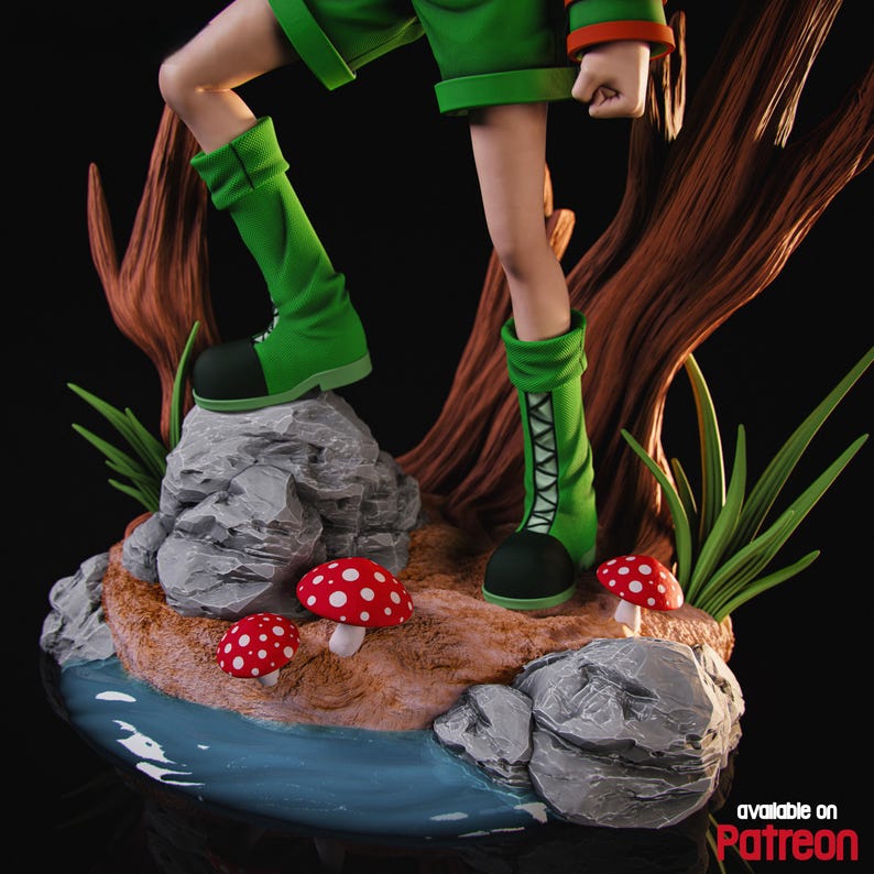 Gon Freecss From Hunter X Hunter- STL Model for Resin Printer Figure 3D ...