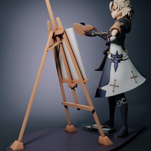 Albedo From Genshin Impact - STL Model for Resin Printer Figure 3D ...