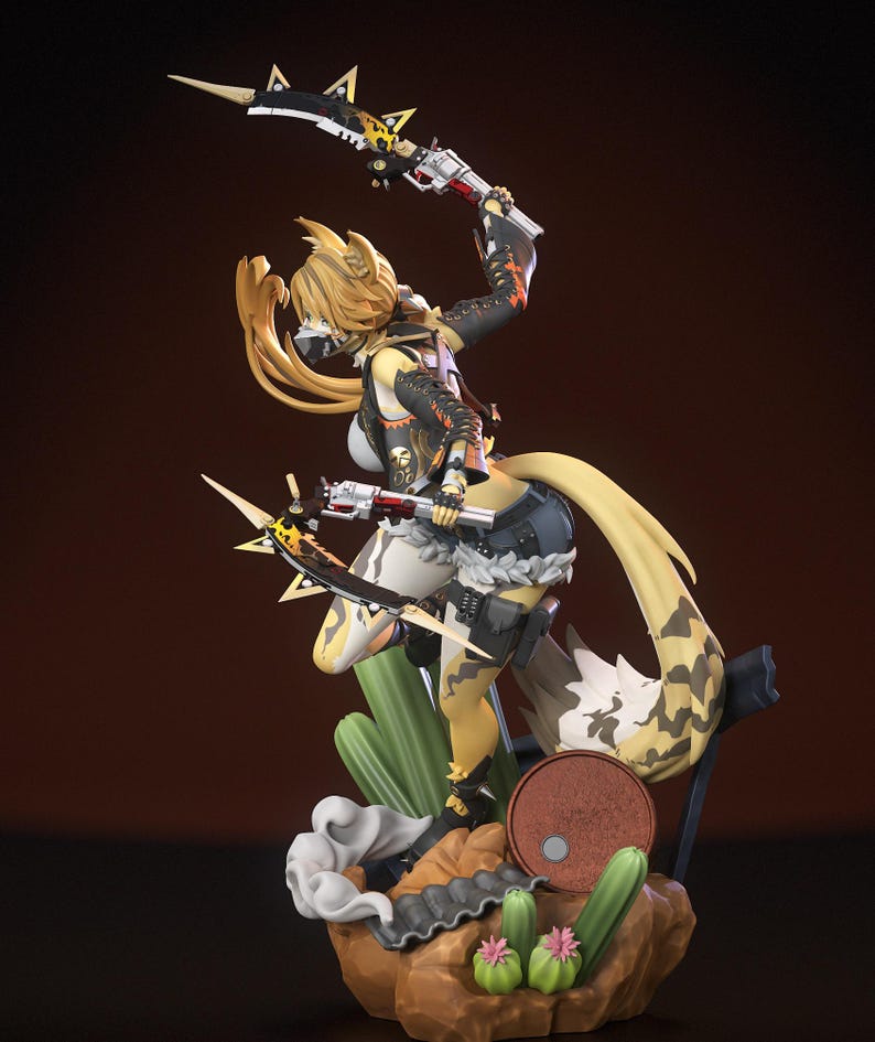 Pulchra From Zenless Zone Zero - STL Model for Resin Printer Figure 3D ...