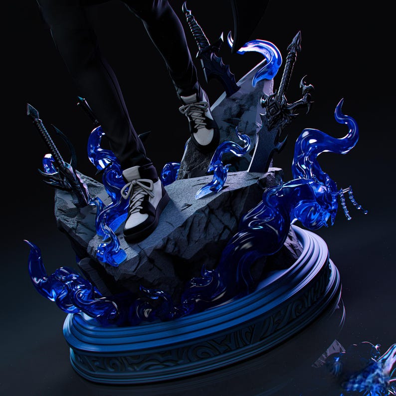 Sung Jinwoo From Solo Leveling - STL Model for Resin Printer Figure 3D ...