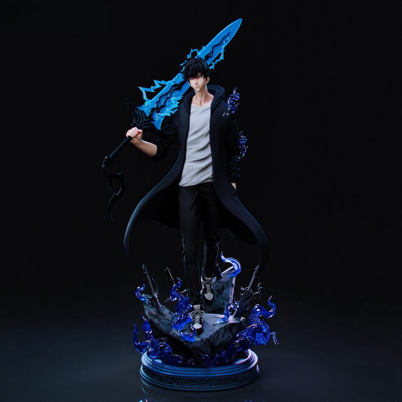 Sung Jinwoo From Solo Leveling - STL Model for Resin Printer Figure 3D ...