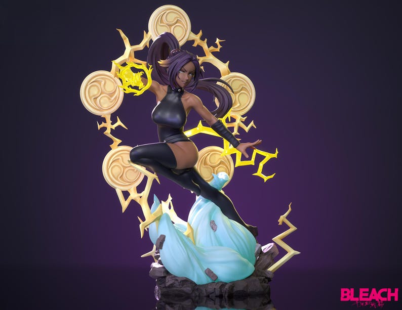 Yoruichi From Bleach - STL Model for Resin Printer Figure 3D Printing ...