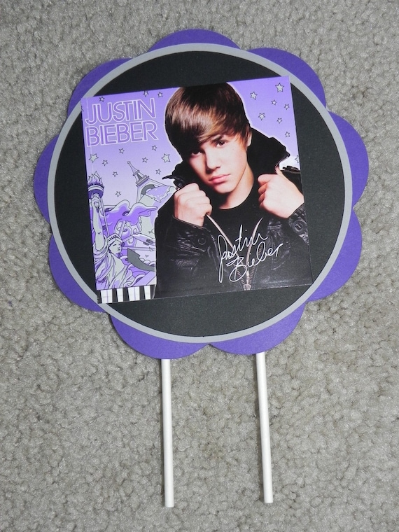 Items similar to Justin Bieber Cake Topper on Etsy