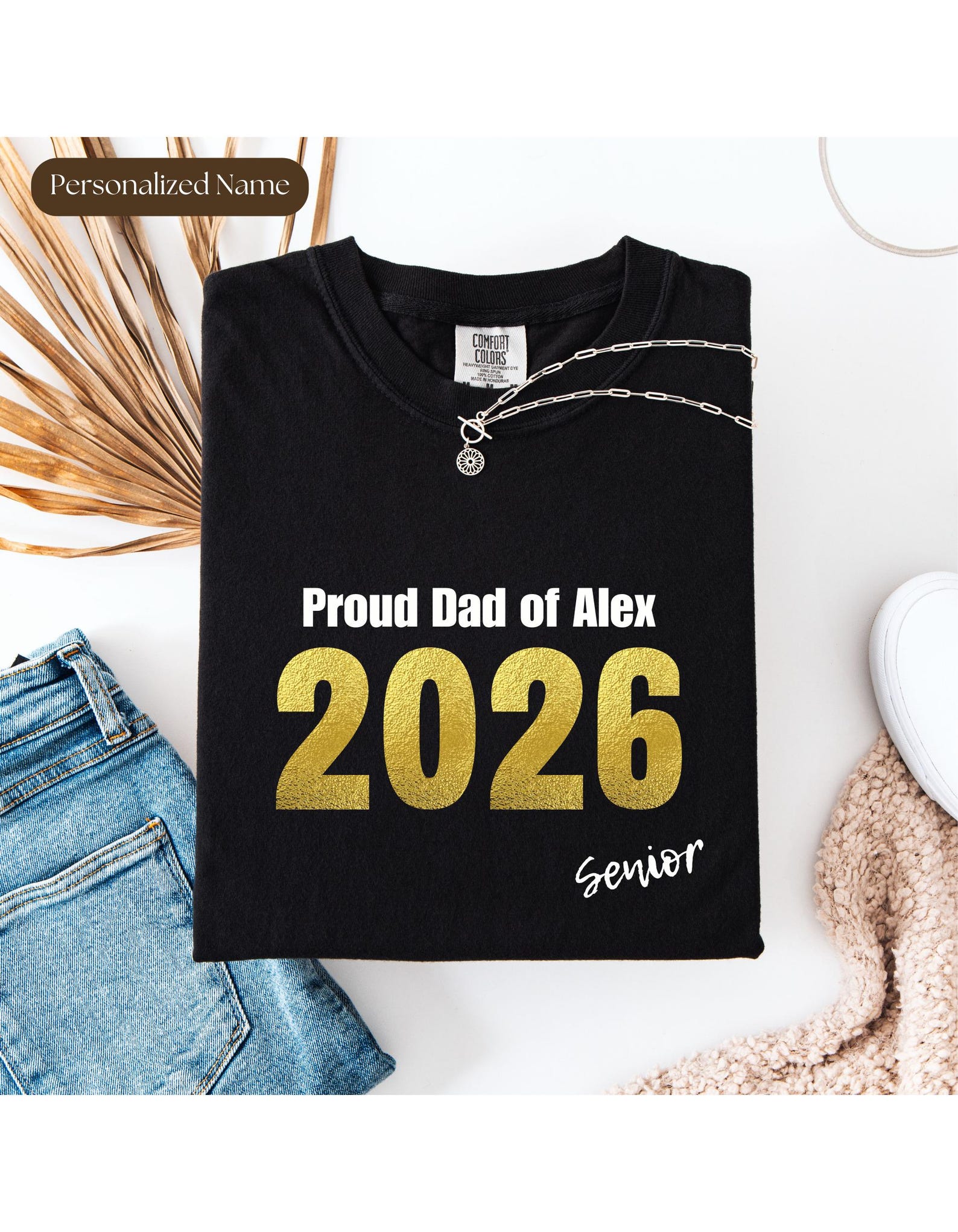 Personalized Name Class of 2026 Comfort Colors® Shirt, Custom T-shirt ...