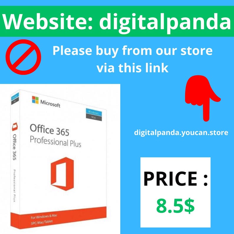 Microsoft Office 365 Pro Plus - Etsy