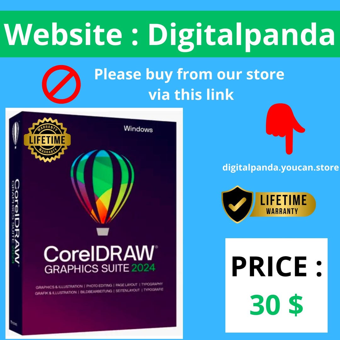 Buy Coreldraw Graphics Suite 2024 (windows Only) – Lifetime Access ...