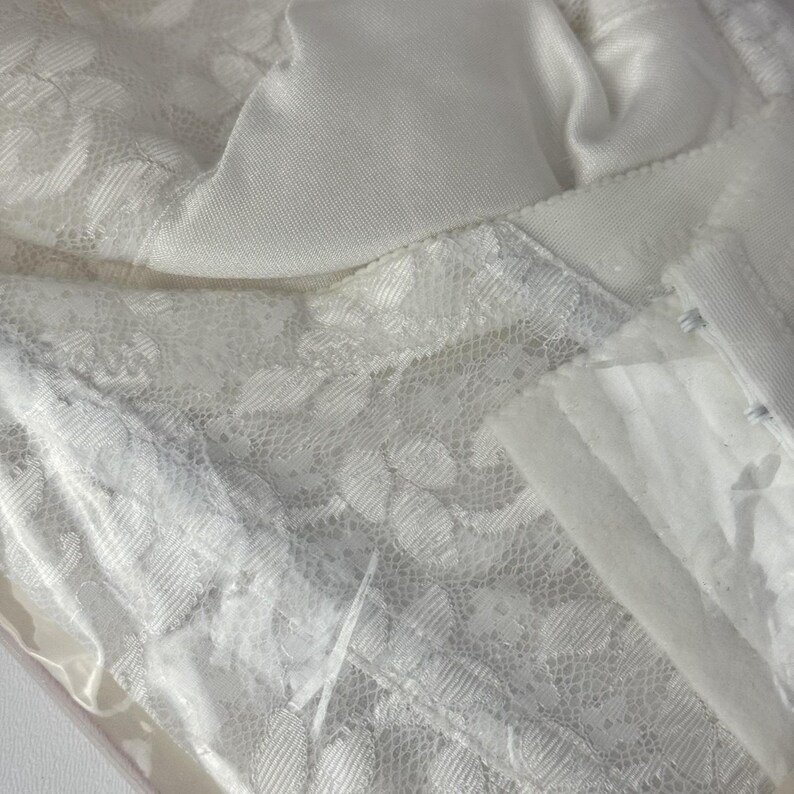 Vtg Carnival Creations Torsolette Womens 40C Lace Bustier Shapewear 80s ...