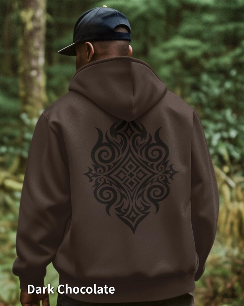 Ainu Pattern Zip-up Hoodie – Japanese Tribal Back Print - Etsy