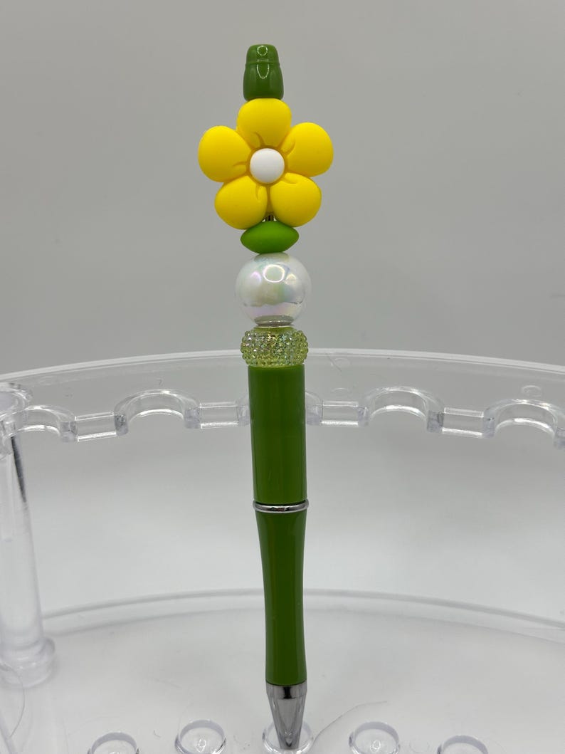 Beaded Flower Pens - Etsy