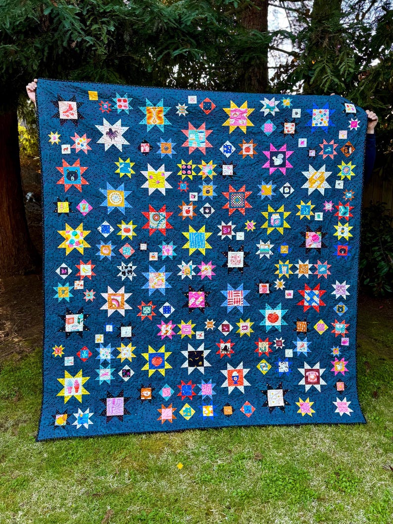 Sawtooth Sky Quilt Pattern (PDF) - Etsy
