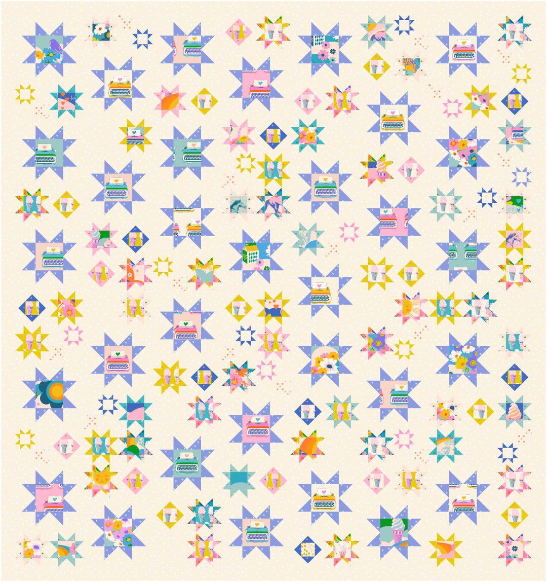 Best Day Ever Quilt Kit: Sawtooth Sky - Etsy UK