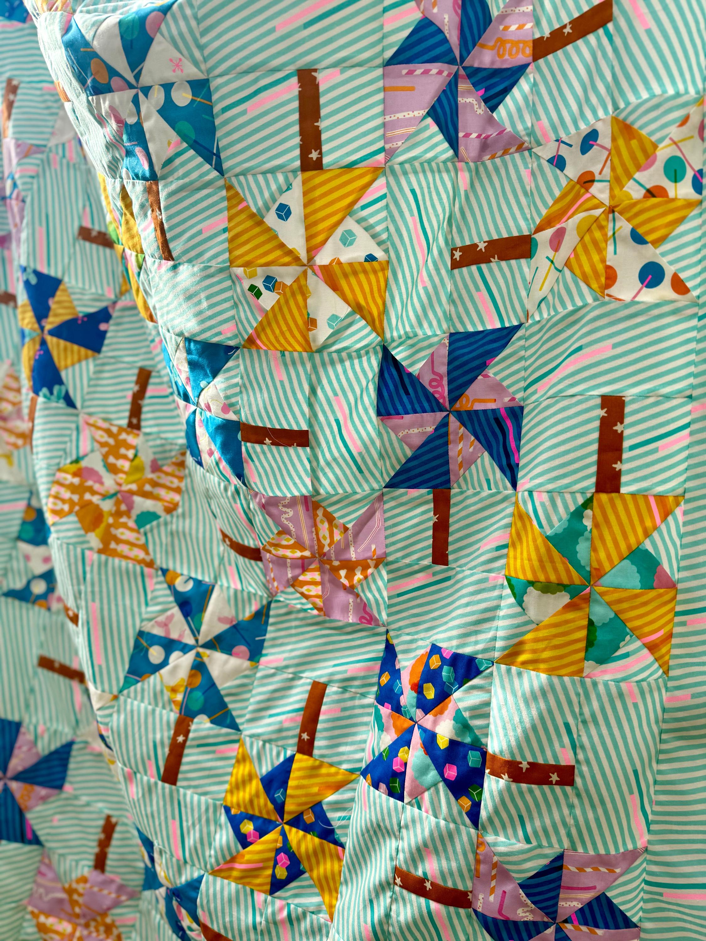 Double Dizzy Pinwheels Pattern (PDF) - Etsy