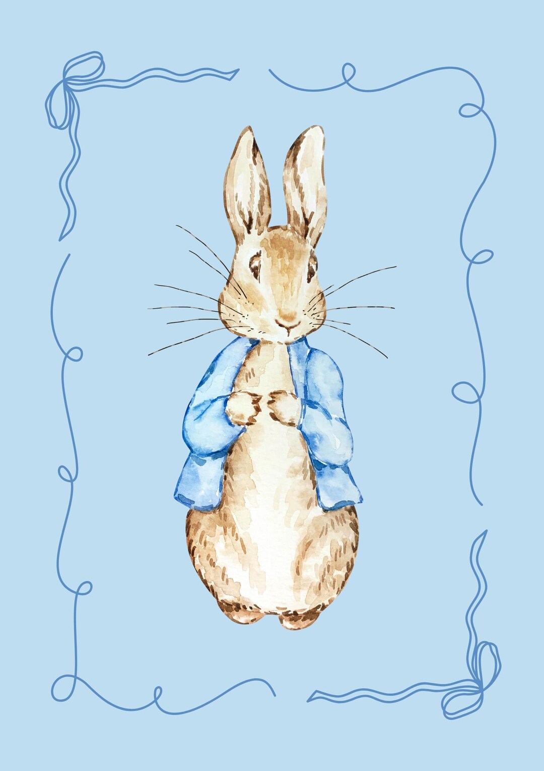 Peter Rabbit Digital Print - Download and Decorate Kids Bedrooms ...