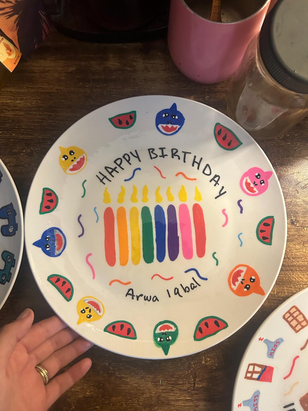 Custom Birthday Plate - Etsy