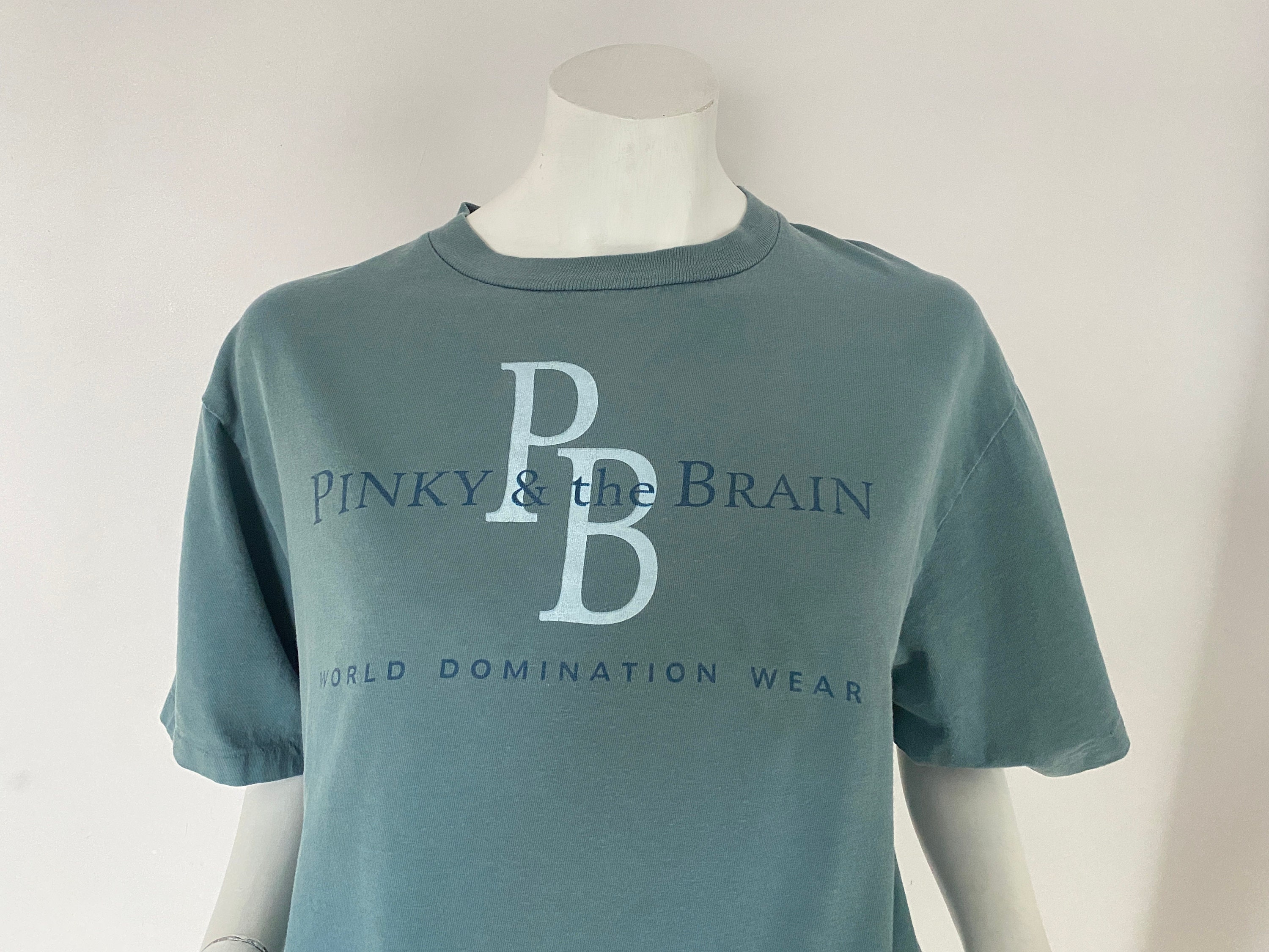 Vintage 1990s Animaniacs Pinky & the Brain World Domination Wear Double ...