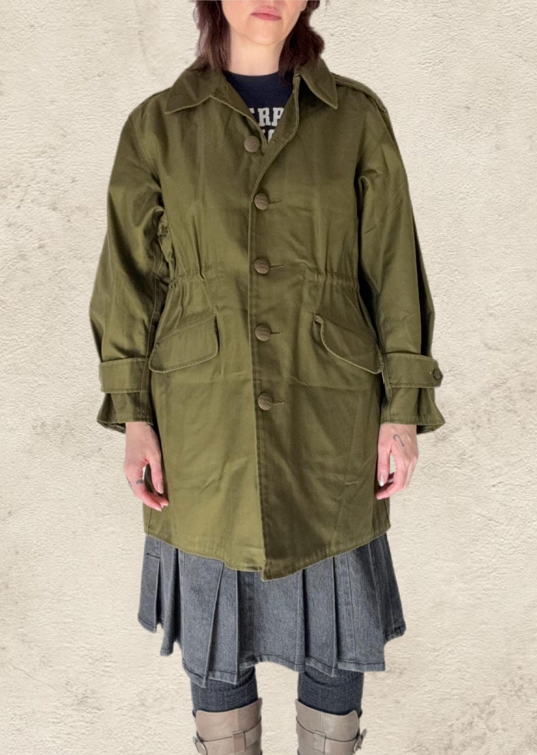 Vintage 1960s/70s Danish Army Field Jacket - Etsy