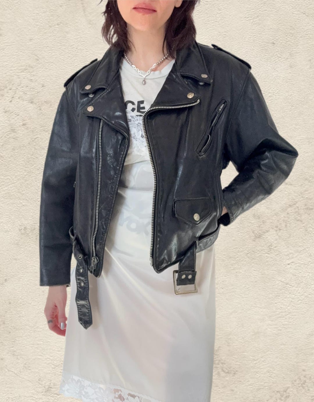 Vintage Perfecto by Schott Leather Biker Jacket - Etsy