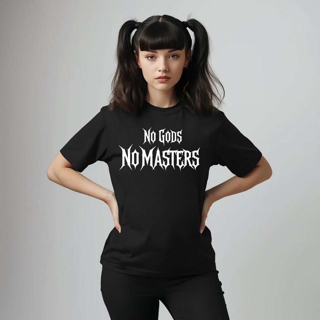 No Gods No Masters SVG File - Bold Statement Design (digital Download ...