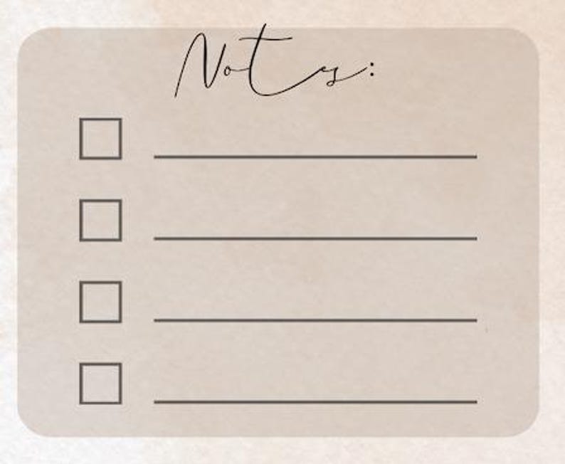 Neutral Printable To-do List Template - Etsy