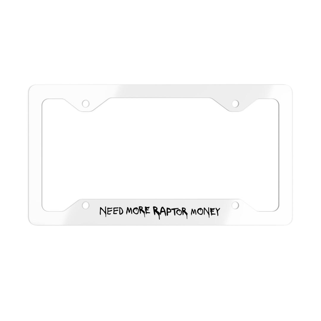Raptor Money License Plate Frame: Off-road Car Decor - Etsy