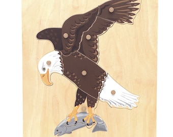 Wooden Eagle Puzzle - Etsy
