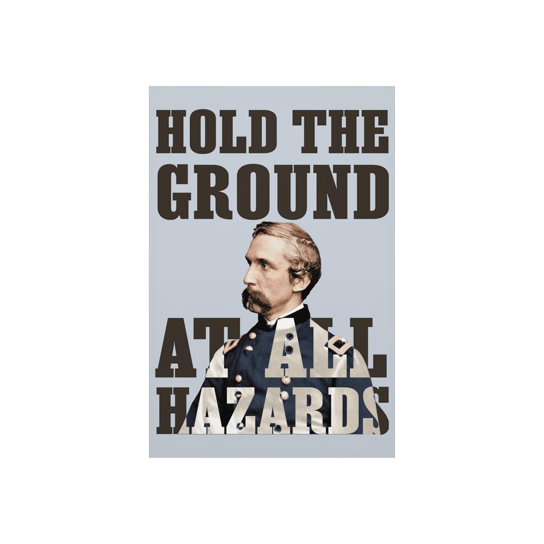 Foam Board Wall Art, Joshua Chamberlain Pop Art Protest Sign, Hold the ...