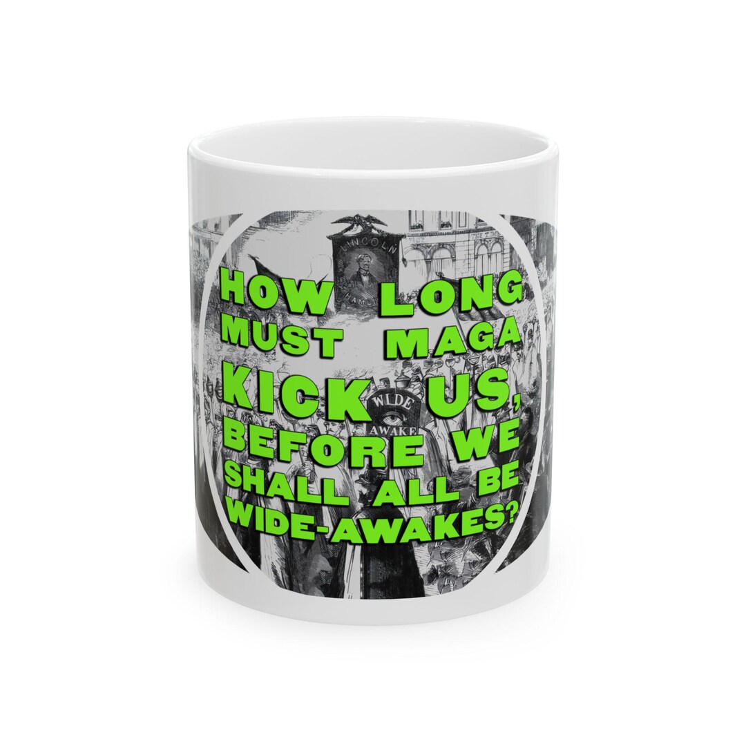 Pop Art Wide Awakes Ceramic Mug, Unique Gift for History Buffs ...