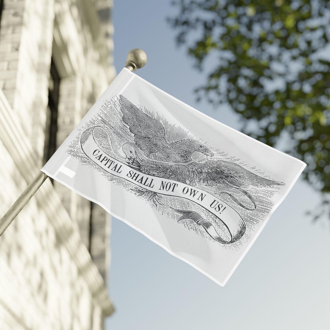 Wide Awakes Movement 1860, Double Sided Flag, Vintage Inspired Eagle ...