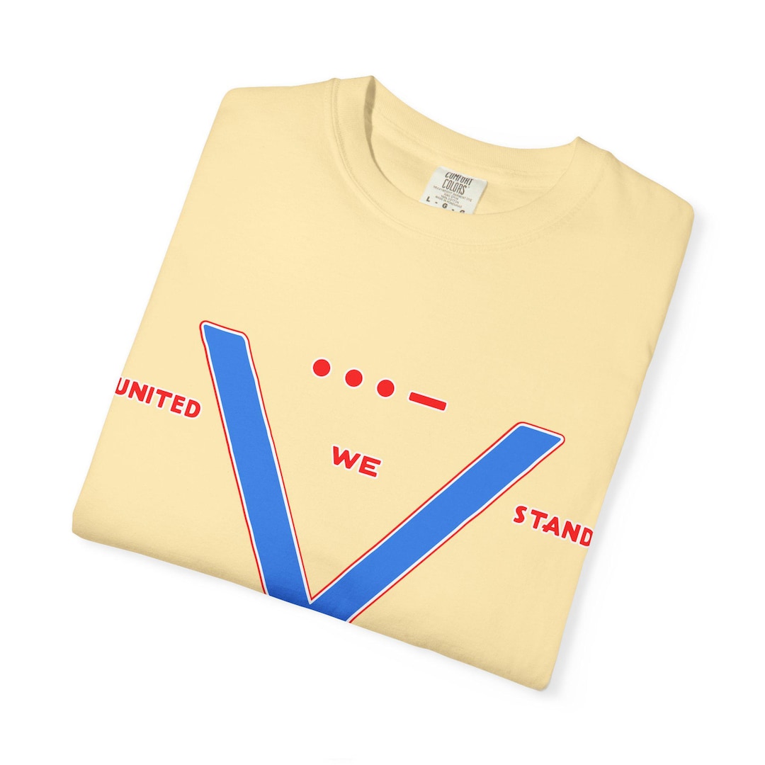WWII T-shirt, Patriotic Tee, United We Stand, V for Victory, 1941 ...
